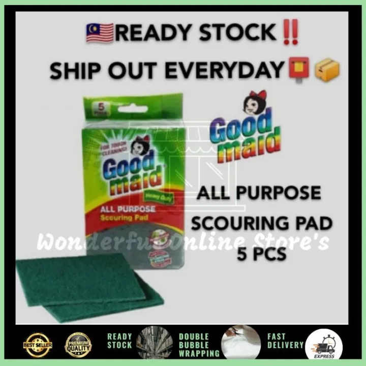 Good Maid All Purpose Scouring Pads 5pcs | Lazada