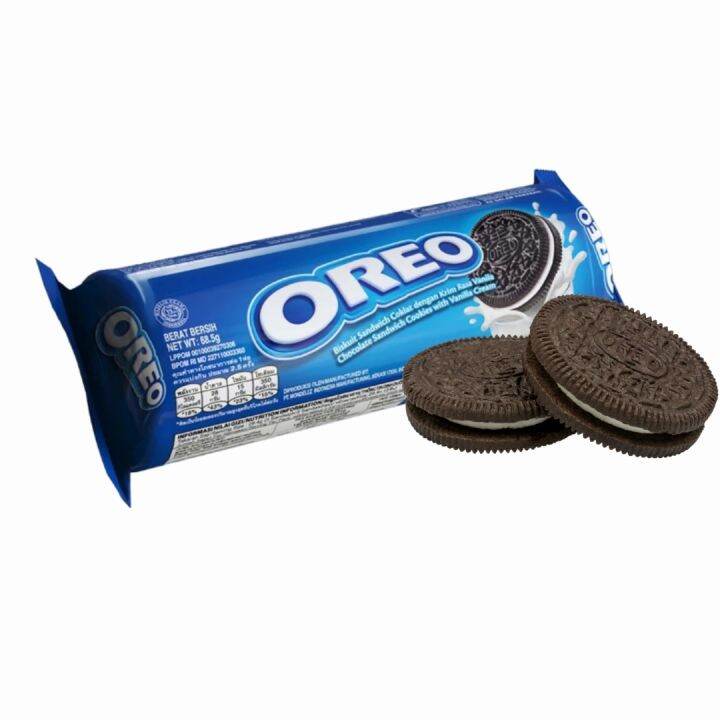 Oreo Sandwich Cookies Original Vanilla 64.4g | Lazada