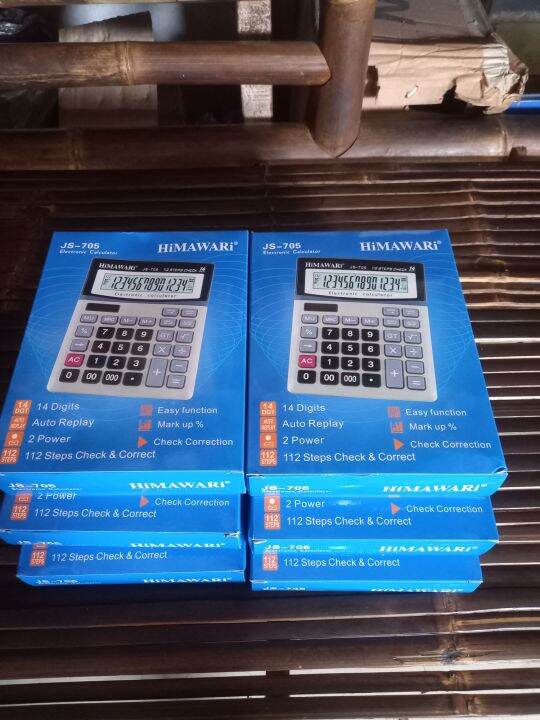 Kalkulator 14 Digit Himawari Js 705 Steps Check Lazada Indonesia 
