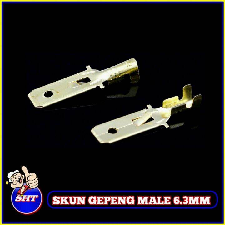 Skun terminal gepeng male 100pcs | Lazada Indonesia