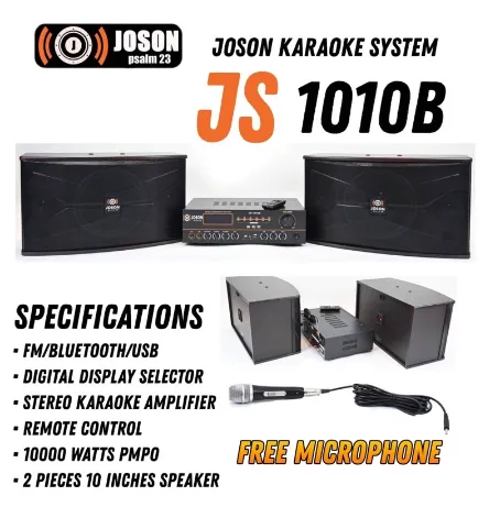 JOSON 1010 Speaker SetProfessional Karaoke Aodio Systen 10 INCH ...