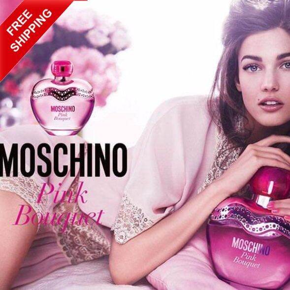 น้ำหอมผู้หญิง Moschino Pink Bouquet EDT 100 ml. กล่องซีล | Lazada.co.th
