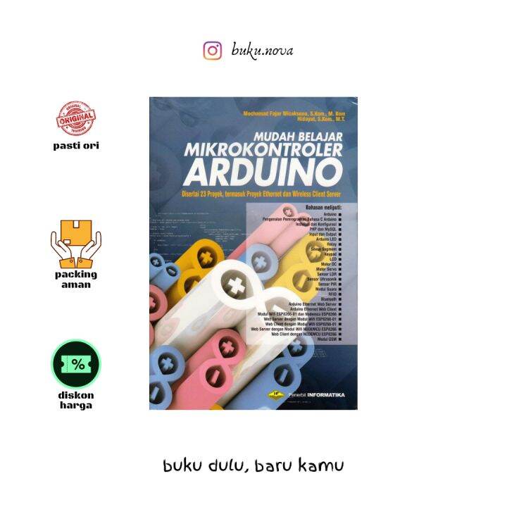 Mudah Belajar Mikrokontroler Arduino : Disertai 23 Proyek,termasuk ...
