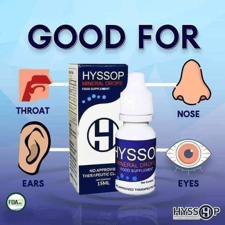 Hyssop Mineral Drops Original | Lazada PH