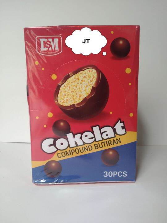 PERMEN COKLAT COMPOUND BUTIRAN ISI 30pcs | Lazada Indonesia