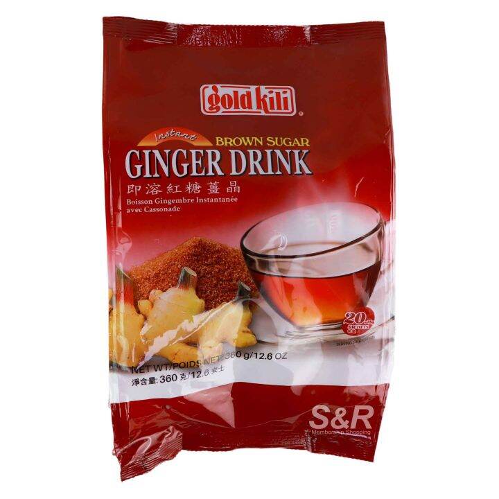 Gold Kili Instant Brown Sugar Ginger Drink Tea 360g | Lazada PH