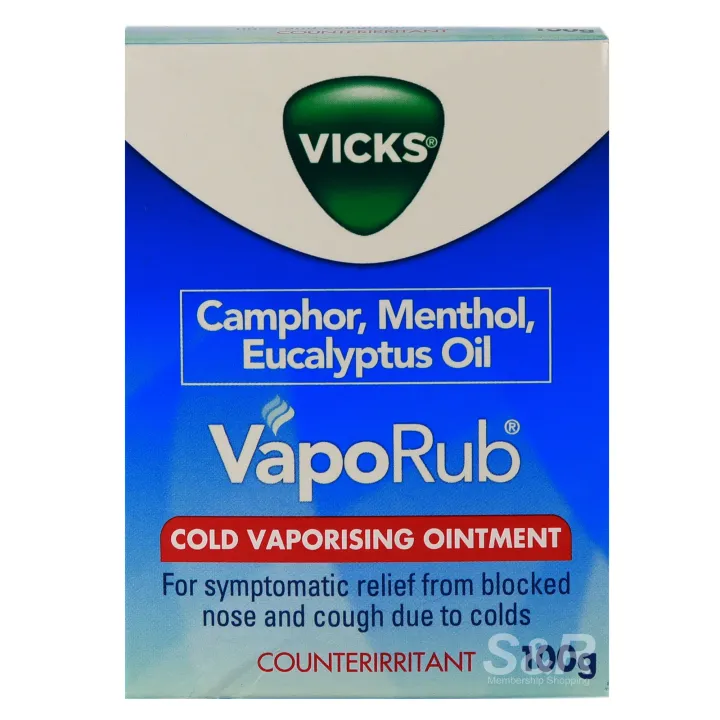 Vicks VapoRub Cold Vaporising Ointment 100g | Lazada PH