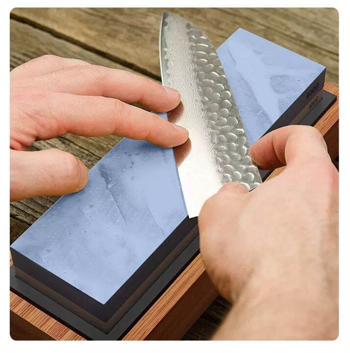 400/1000 Grit Whetstone Knife Sharpening Stone Waterstone Rubber Stone ...