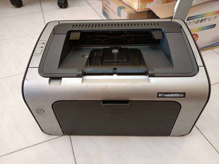 Printer HP Laserjet P1006 ขาว-ดำ ถูก สภาพดีใช้งานได้ปกติ(มือสอง ...