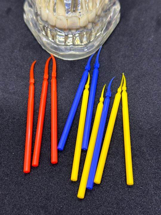 Long handle wedges/dental plastic disposable wedges 10pcs | Lazada PH