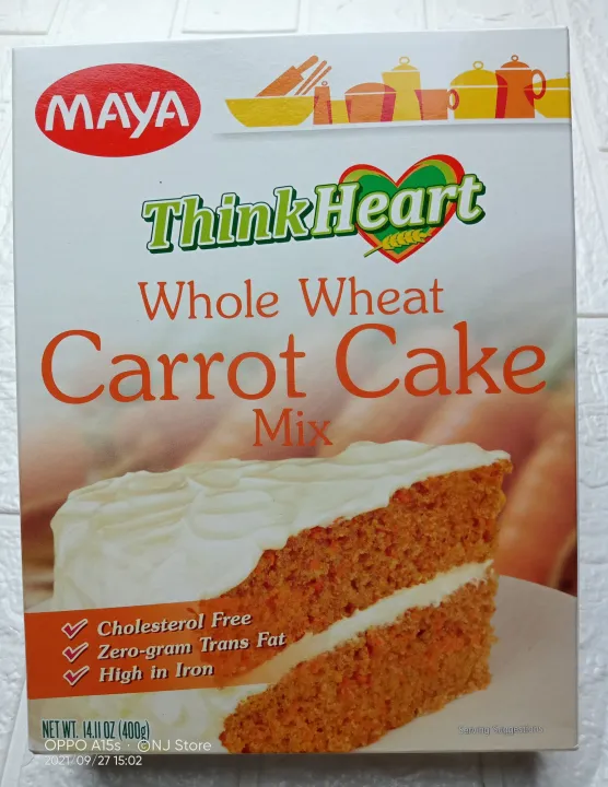 MAYA THINK HEART WHOLE WHEAT CARROT CAKE MIX 400g. | Lazada PH