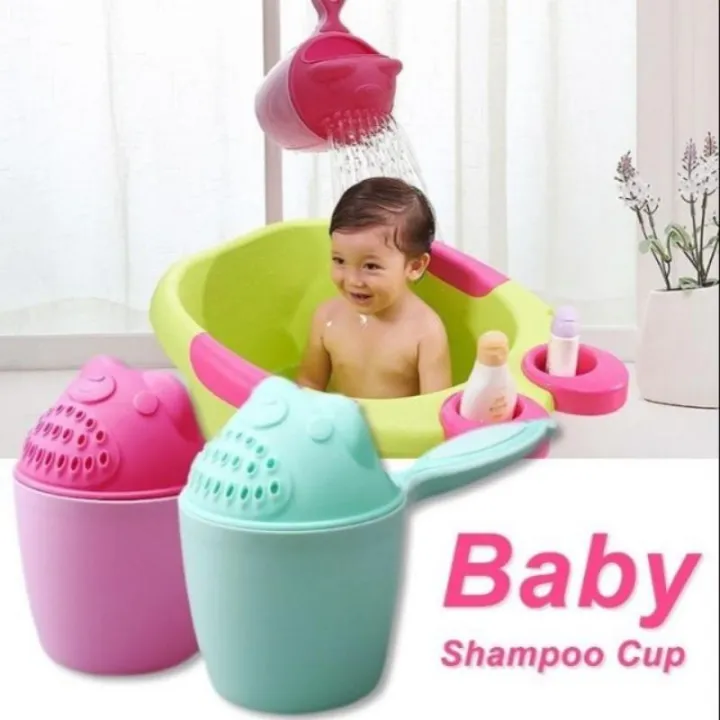 Cartoon Baby Shower Rinse Cup Portable Shampoo Cup Washing Hair Kids ...