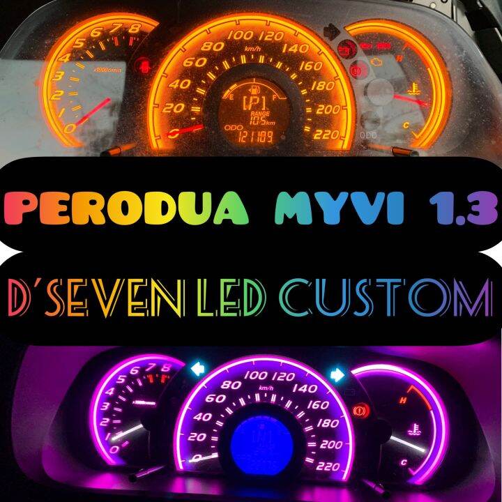 LED METER PERODUA MYVI (1 SET) | Lazada