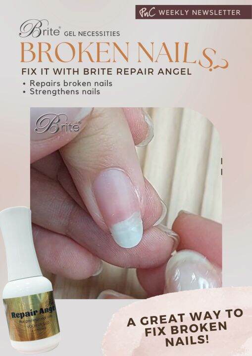 🎀Pre Order🎀 Nail Brite Repair Angel 15ML- 美甲修复胶 | Lazada