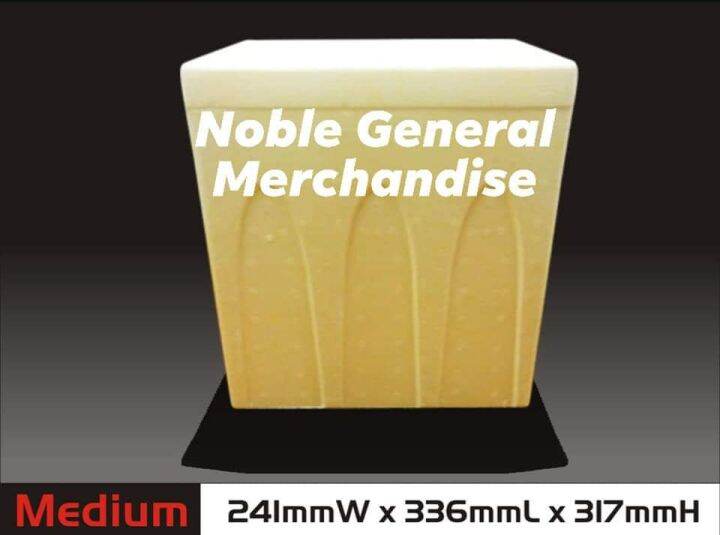 STYRO ICE CHEST MEDIUM BOX WITH COVER / STYROFOAM / COOLER / STYRO ...