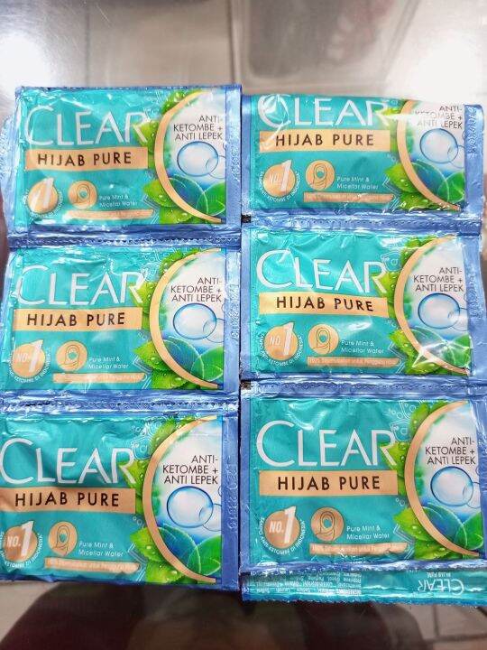 [ CLEAR ] Shampoo Hijab Pure Sachet | Lazada Indonesia