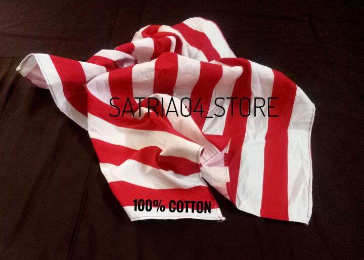 slayer SEGIEMPAT/slayer segitiga ukuran 75x75cm motif salur/belang ...