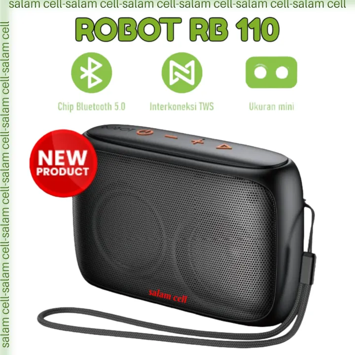 Speaker Bluetoth ROBOT RB110 Music Box Harga Murah Suara Mewah ORIGINAL | Lazada Indonesia