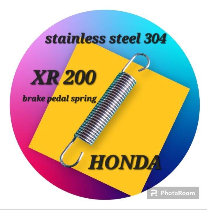 BRAKE PEDAL SPRING HONDA XR200 STAINLESS STEEL 304 | Lazada PH