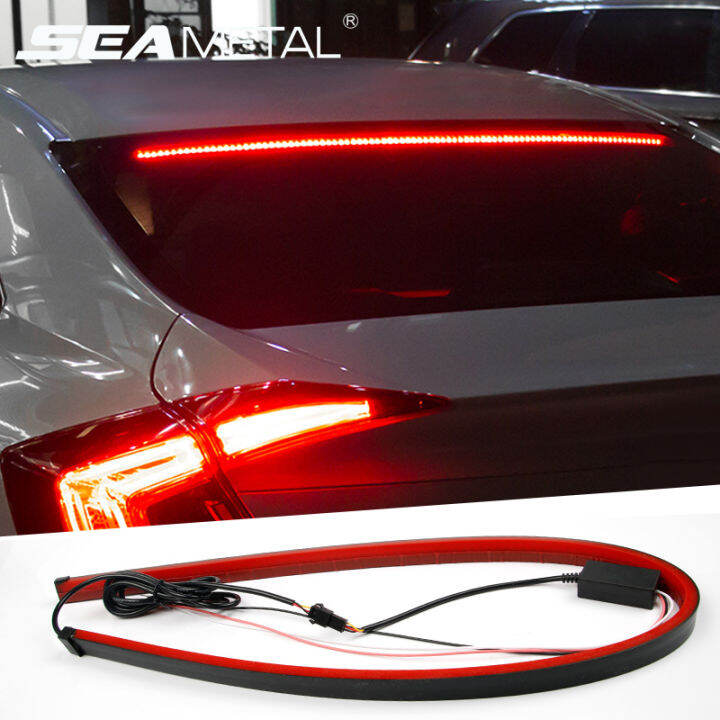 12V 24V Car Brake Lights Rear Windshield Stop Warning Lamp 90cm Car ...
