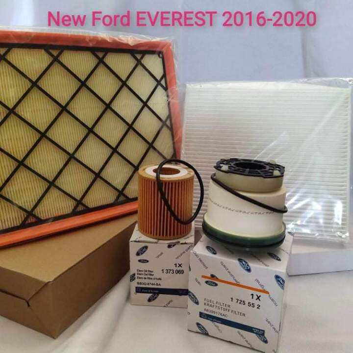 Filters Set- Air, Cabin, Oil, Fuel Ford Everest 2016-22, Ranger 2018 ...