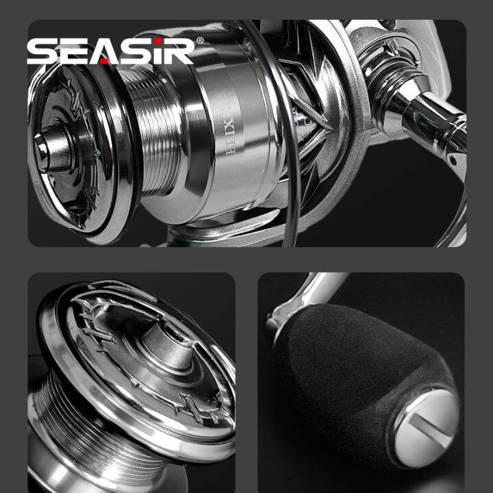 SEASIR ELIXIR Double Rocker Fishing Reel LT2000 LT3000 Spinning Fishing ...