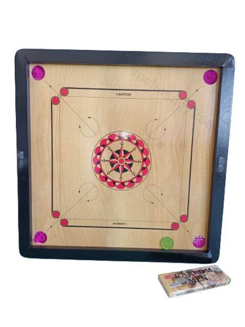 Carrom Board 2in1 with Carrom Women【Ready Stock】 2IN1 Game Board【Carrom ...