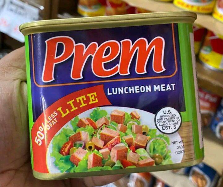kirstine Prem Luncheon Meat 50% less fat lite 340grams | Lazada PH