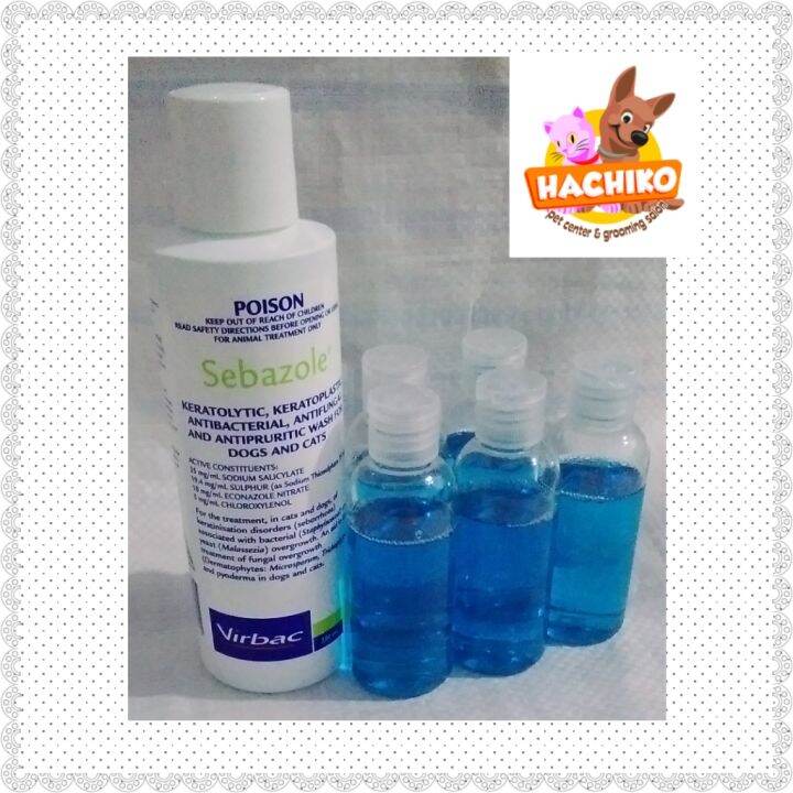 Virbac Sebazole Shampoo 50ml/Refill/Shampo Jamur Kucing Anjing | Lazada ...