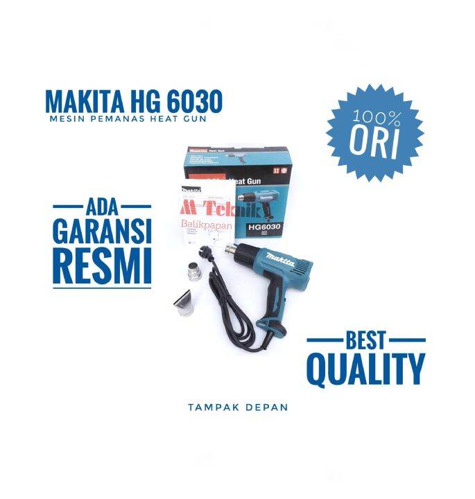 Mesin blower pemanas listrik Makita HG 6030 heat hot air gun HG6030 ...