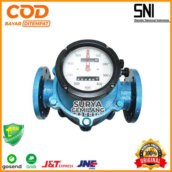 Flowmeter Bbm Solar Minyak Digital Flow Meter 1 Inch Meteran Pengukur ...