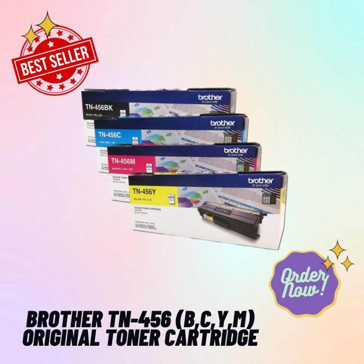 Brother TN-456 (B,C,Y,M) Original Toner Cartridge | Lazada PH