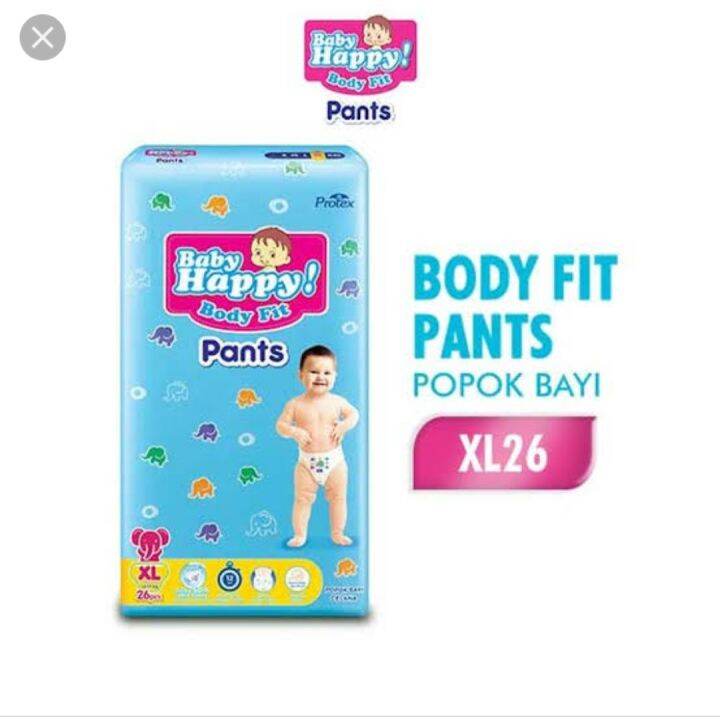 baby happy panta xl 26+4 pampers 1x pakai pampers anak pampers murah ...