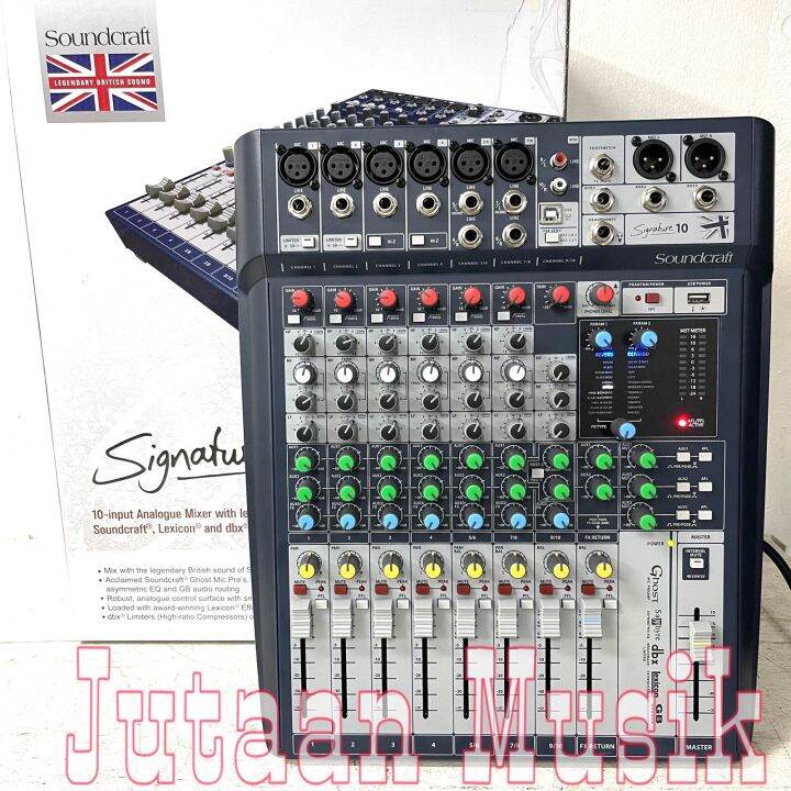 MIXER AUDIO SOUNDCRAFT SIGNATURE 10 / signature SIGNATURE10 TERBAIK ...