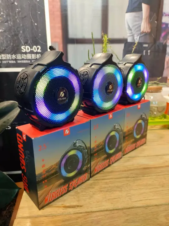 ลำโพงบลูทูธ KTS-1662 ดอก 2.5 นิ้ว ลำโพงไหม่2022 เสียงดี พกพา แถมสายห้อย | Lazada.co.th