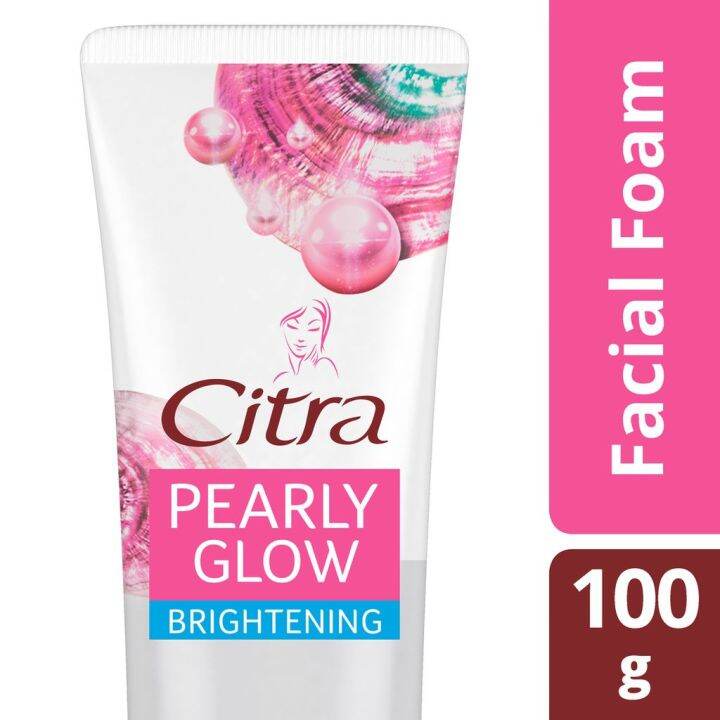 Citra Pearly Glow Brightening Facial Foam Face Wash Sabun Cuci Muka ...