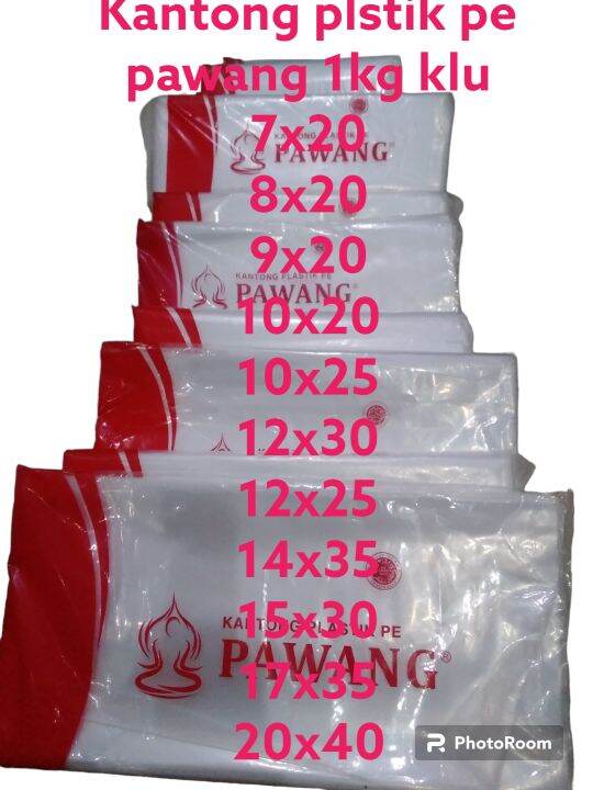 PLASTIK PE PAWANG PARIASI UKURAN | Lazada Indonesia