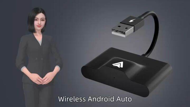 FEINODI Android Auto Wireless Adapter, A2A Dongle, fit for Cars and ...