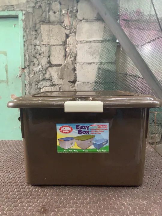 30 liters storagebox brown (eazybox) | Lazada PH
