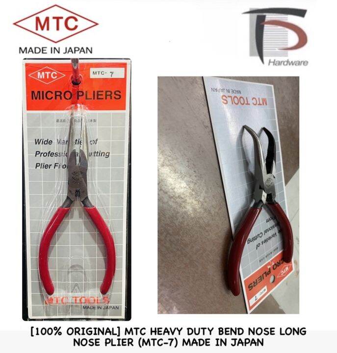 [100% ORIGINAL] MTC HEAVY DUTY BEND NOSE LONG NOSE PLIER (MTC-7) MADE ...
