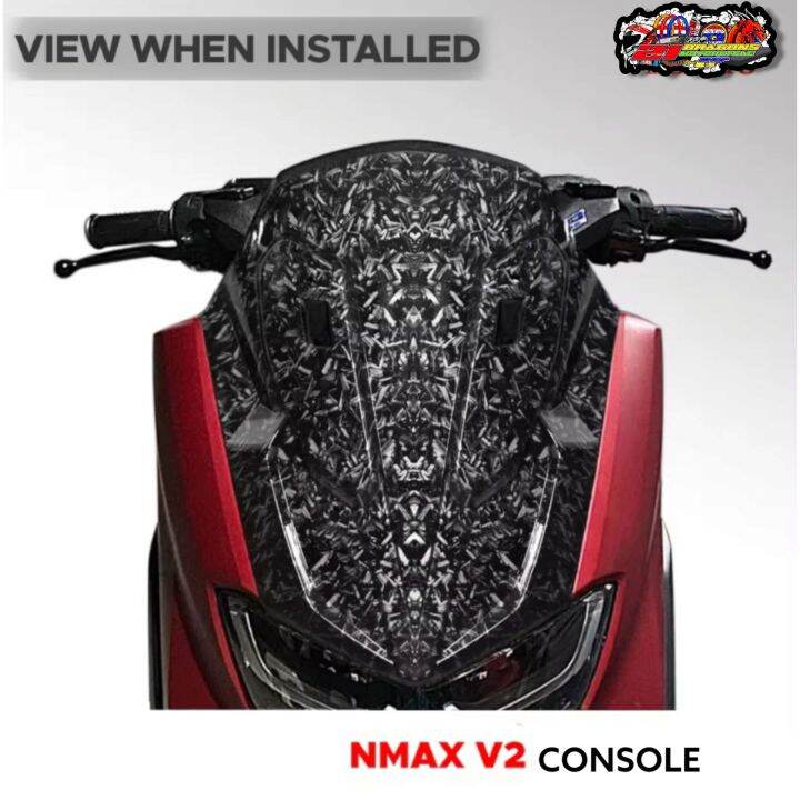 Nmax v2 & v2.1 forge carbon console hydro dip glossy finish | Lazada PH
