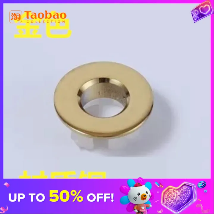 Ceramic Basin Wash Basin Overflow Hole Cover Decorative Cover Ring ...