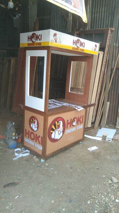 grobak mangkal kayu ful stiker | Lazada Indonesia