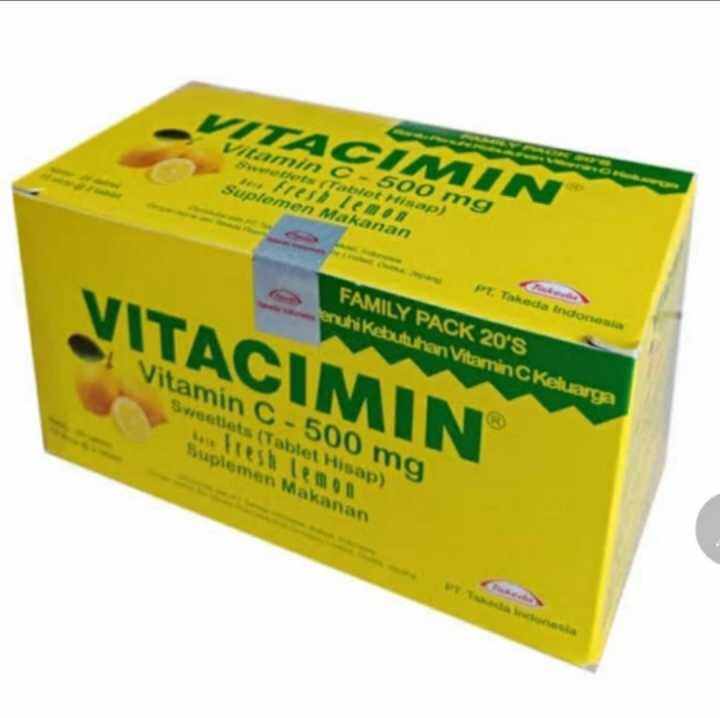 Vitacimin 500mg 1 box isi 20 tab | Lazada Indonesia