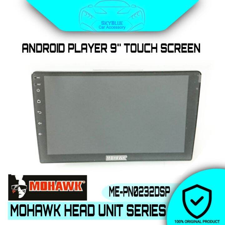 100% MOHAWK HEADUNIT IPS 9 INCH ANDROID PLAYER 2+ 32GB NEW 2022 MARCH KOTAK HIJAU | Lazada