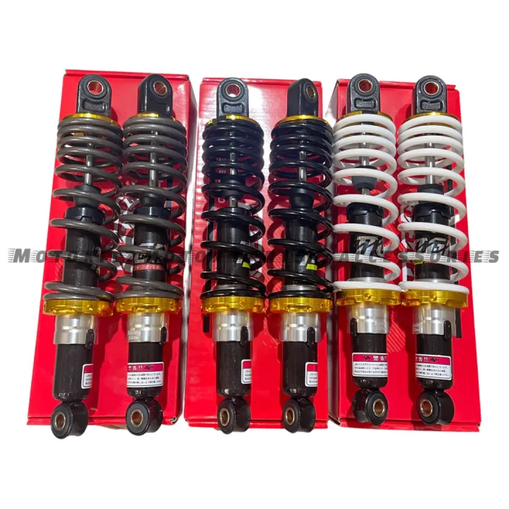 TTGR REAR SHOCK XRM/WAVE 310mm Black Pearl Titanium / Black / White ...