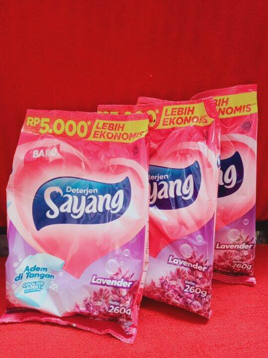Paket Hemat Sayang 3 Pcs Sayang 5000 Deterjen Sayang Lazada Indonesia