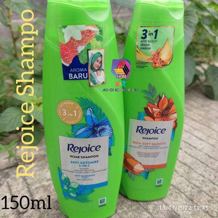 REJOICE HIJAB SHAMPO ANTI KETOMBE & RICH SOFT SMOOTH 150 ML 3 IN 1 | Lazada Indonesia