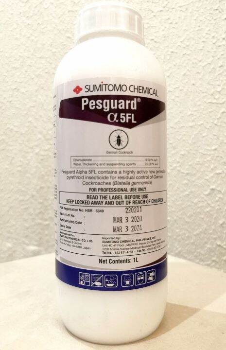Pesguard Alpha 5FL Esfenvalerate Odorless Water based Insecticide for ...