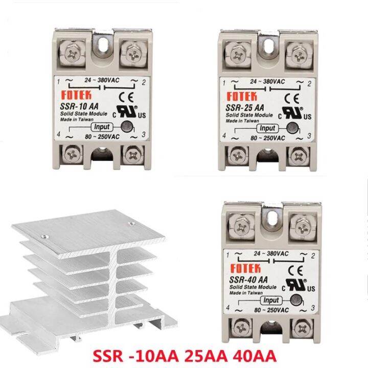 Solid State Relay SSR-10AA SSR-25AA SSR-40AA SSR-60AA 10A 25A 40A 60A | Lazada Indonesia